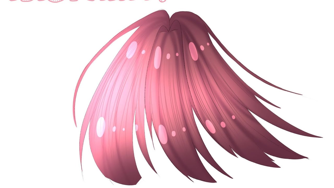 Rendering hair tutorial! | Ibis Paint - YouTube