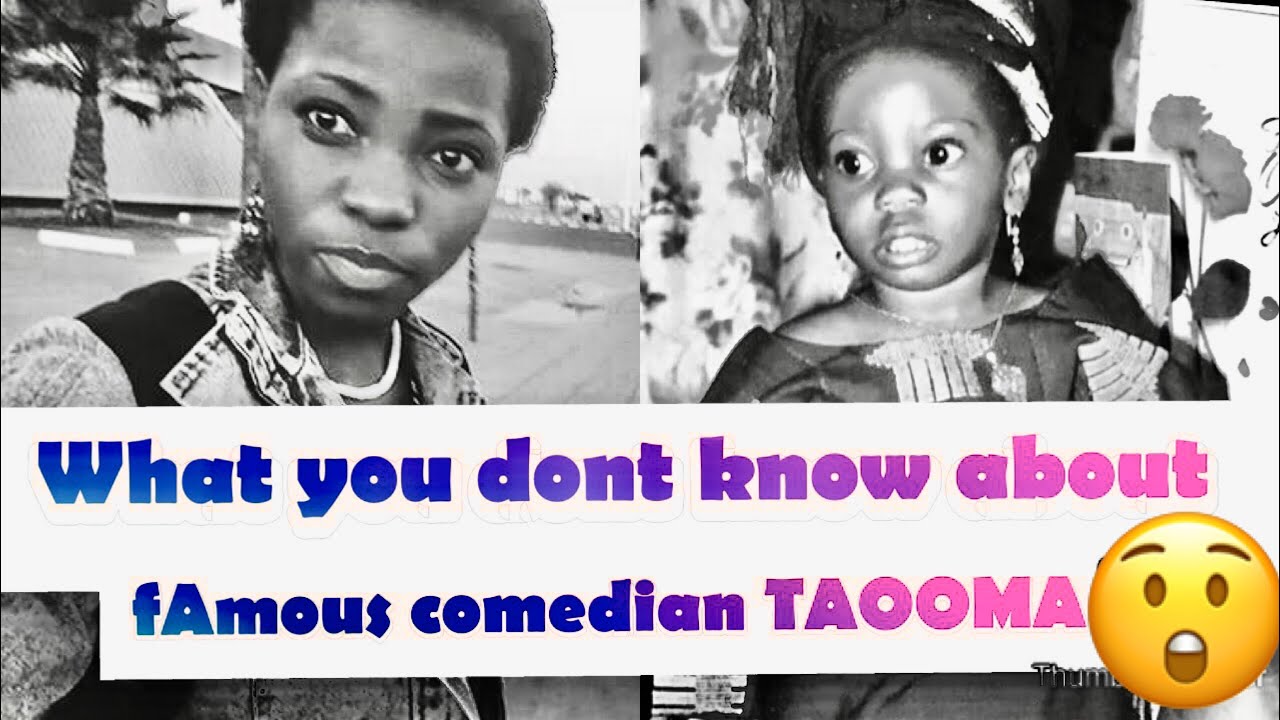 WHO HELPED TAOOMA IN HER COMEDY CAREER? - YouTube