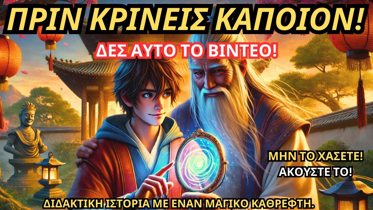 ΠΡΙΝ ΚΡΙΝΕΙΣ ΚΑΠΟΙΟΝ, Δες Αυτό το Βίντεο! | Διδακτική Ιστορία με έναν ...