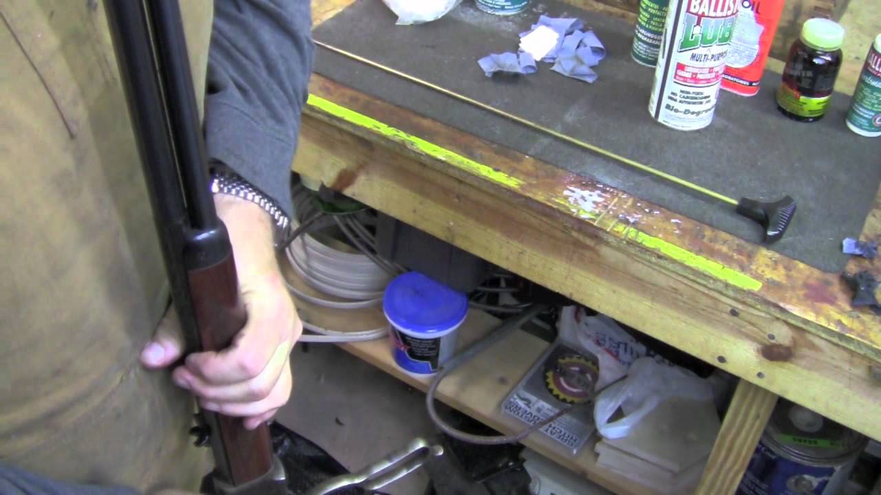 Cleaning black powder cowboy action guns Part 2 lever action rifles.mov ...