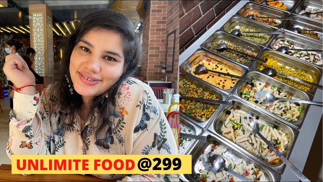 ITALIAN Buffet for ₹199 and Magician ki trick fail ho gyi😂 || Unlimited ...