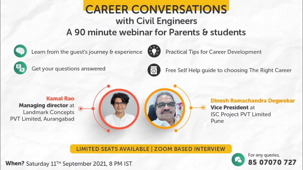 Career Conversations with Civil Engineers: Interview with Professionals ...