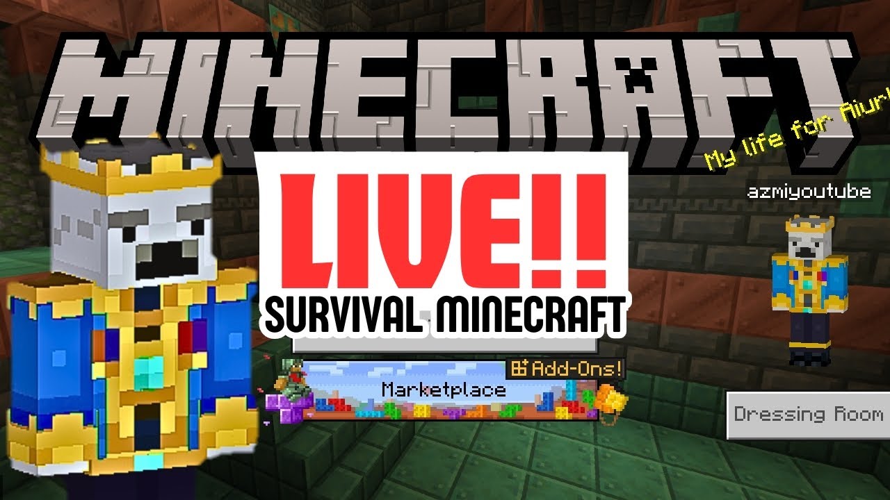 SURVIVAL MINECRAFT MCPE!! ANTI CHEAT!! - YouTube