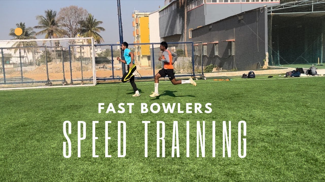 Speed training for fast bowlers|| improve your runup||increase your ...