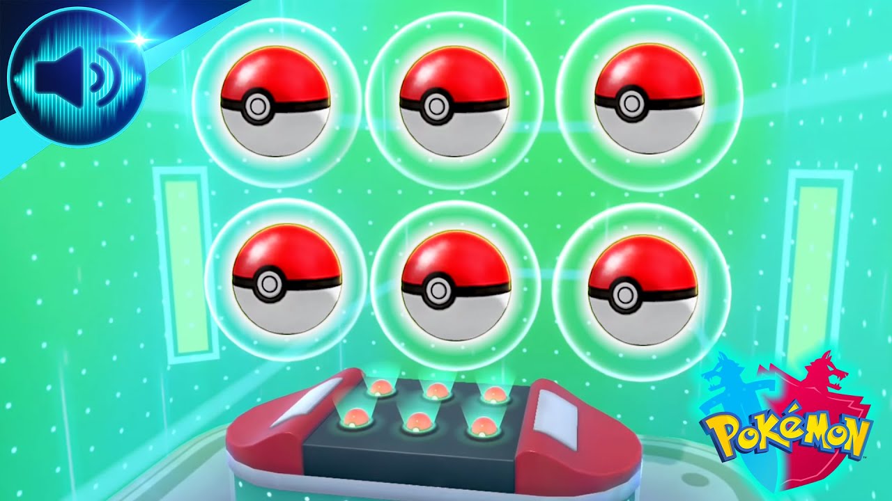 Pokemon Sword and Shield - Pokemon Center Healing Theme Sound Effect ...