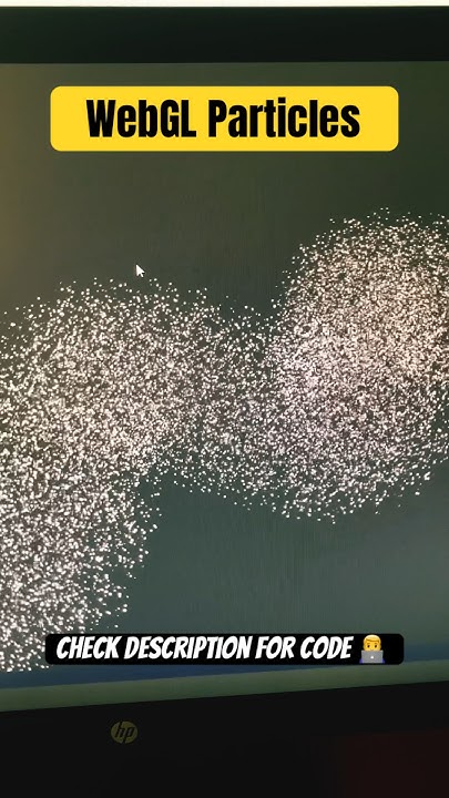 Space Particles | WebGL #space #tutorials #shorts - YouTube