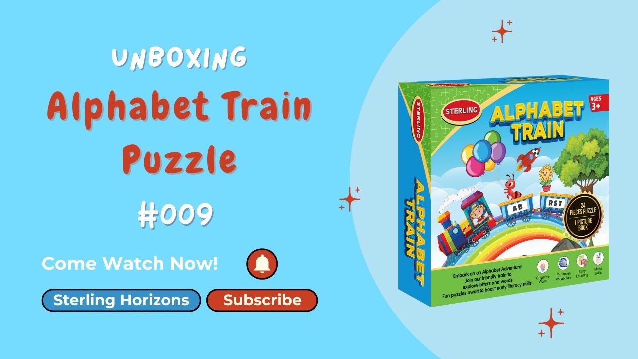 Unboxing Alphabet Train Puzzle - YouTube