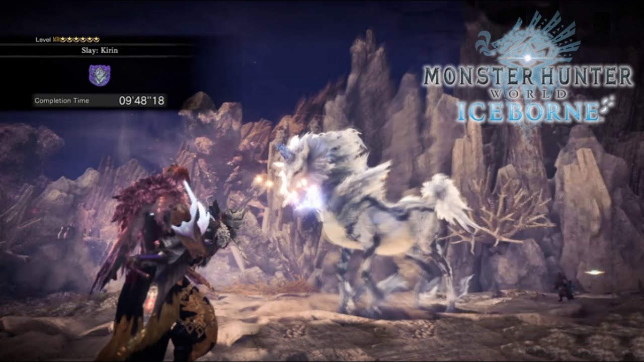 MHW Master Rank Tempered Kirin - YouTube