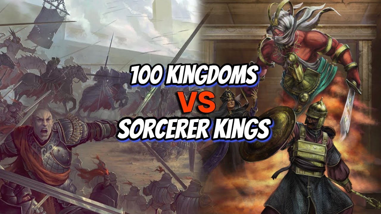 BATTLE REPORT Conquest Last Argument of Kings: 100 Kingdoms vs Sorcerer ...