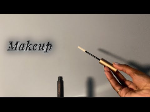 ASMR | Slow makeup on your face (beauty blinder, gloss, mascara ...