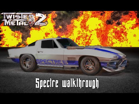 Twisted Metal 2 - Spectre walkthrough - YouTube