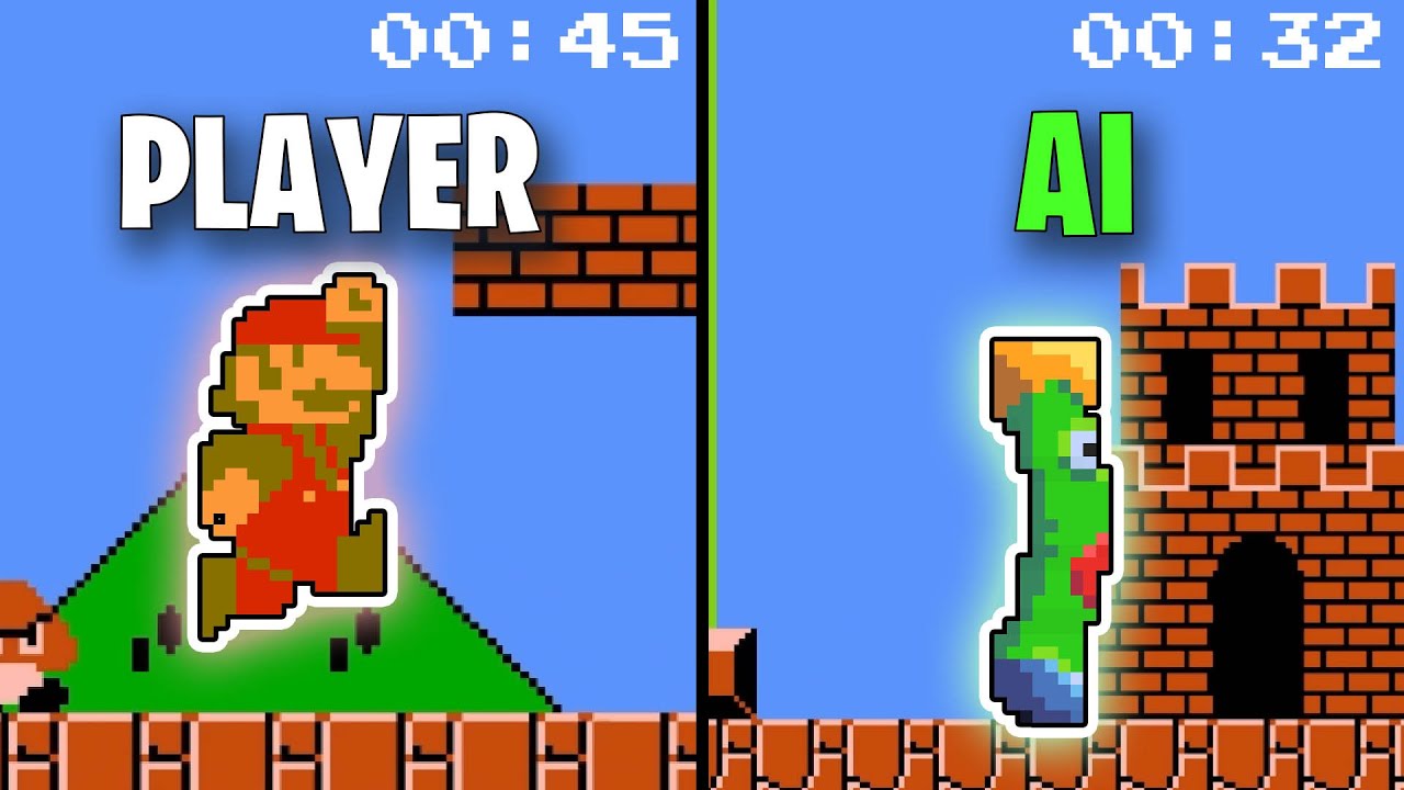 AI vs Super Mario Bros (deep reinforcement learning) - YouTube