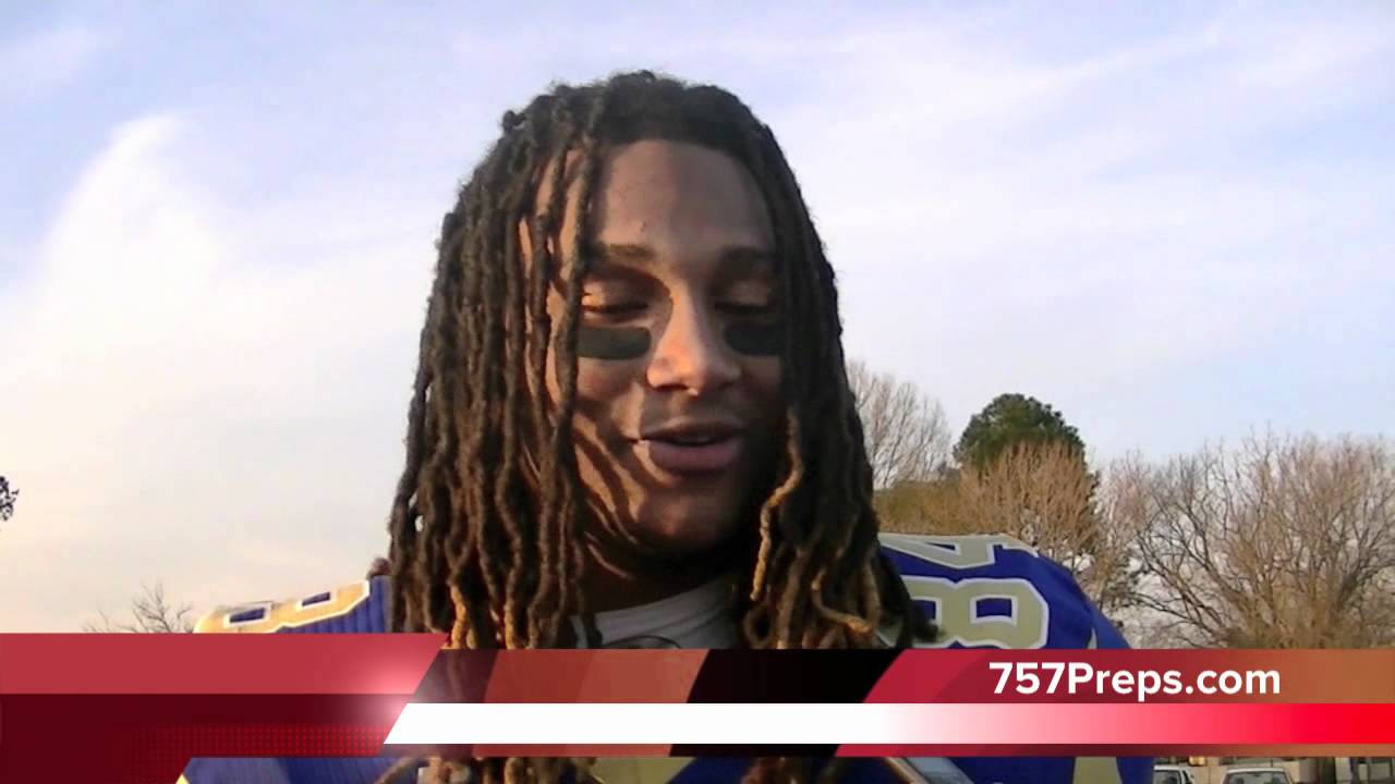 Phoebus (VA) WR Romond Deloatch Postgame Interview vs N. Stafford - YouTube