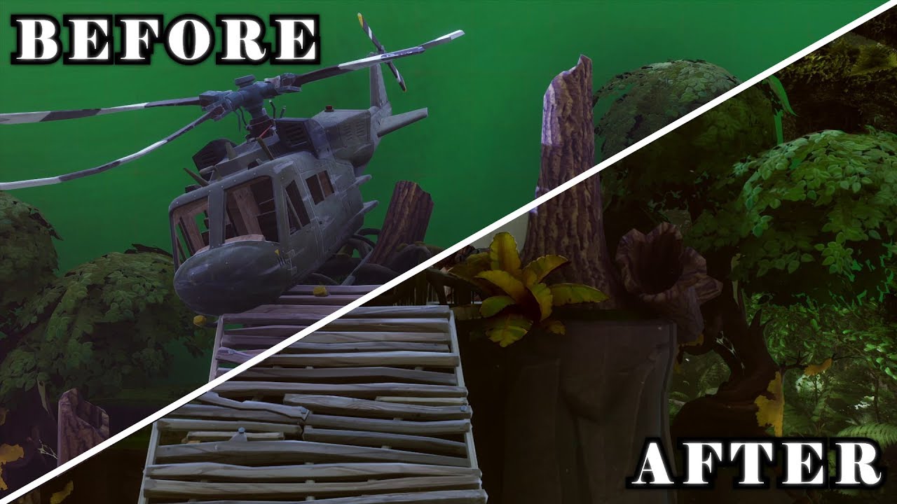 FORTNITE GREEN SCREEN / VFX ARTWORK FORTNITE - YouTube