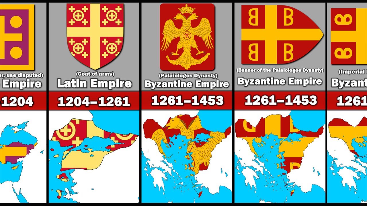 History of The Byzantine Flags and Insignia - YouTube