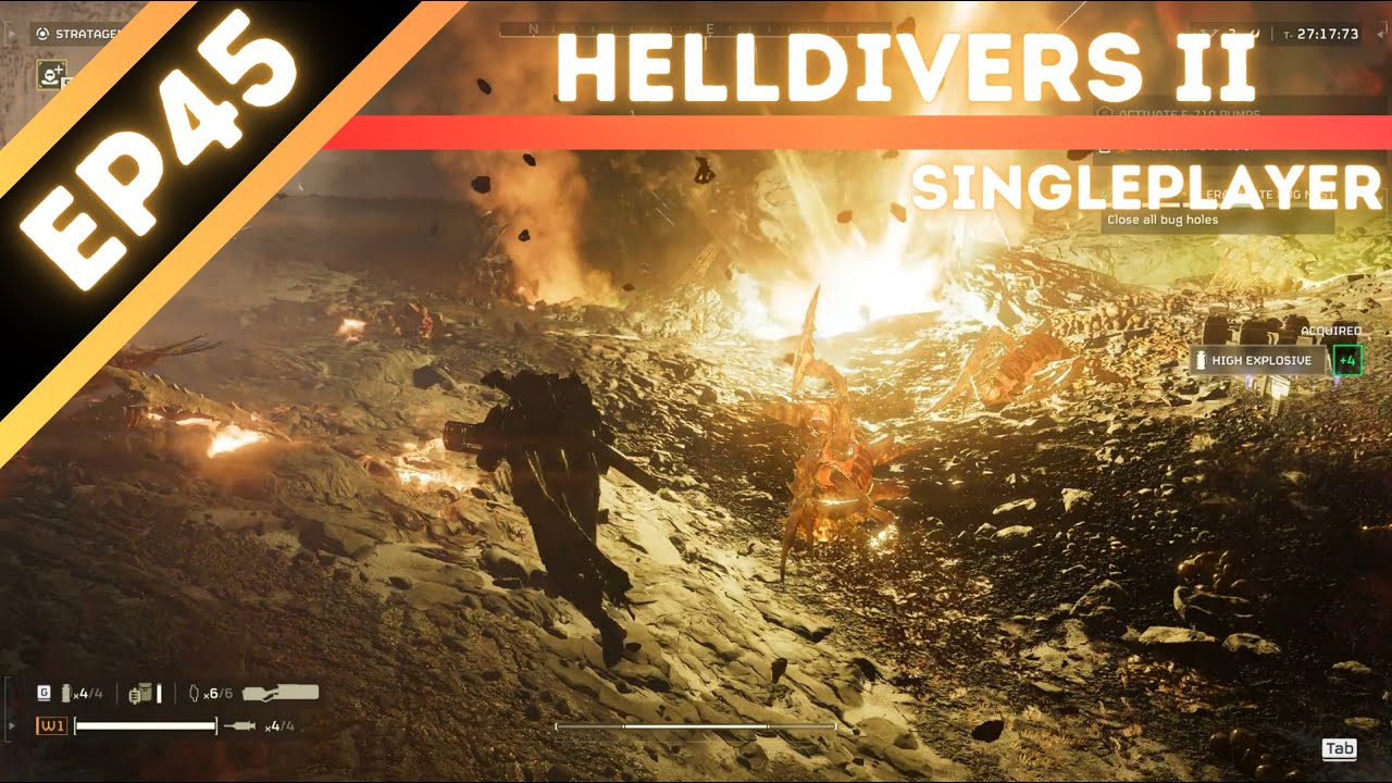 Let's Play HELLDIVERS 2 (Solo [BLIND]) - Episode 44 - YouTube