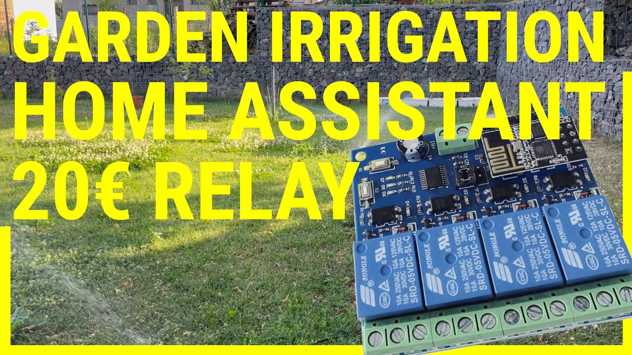 DIY Garden irrigation with LCTECH 4CH RELAY & home assistant - YouTube