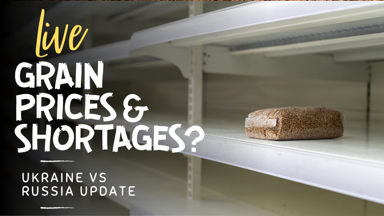 LIVE: Grain Shortages & Price Increase | How Ukraine vs Russia Effects ...