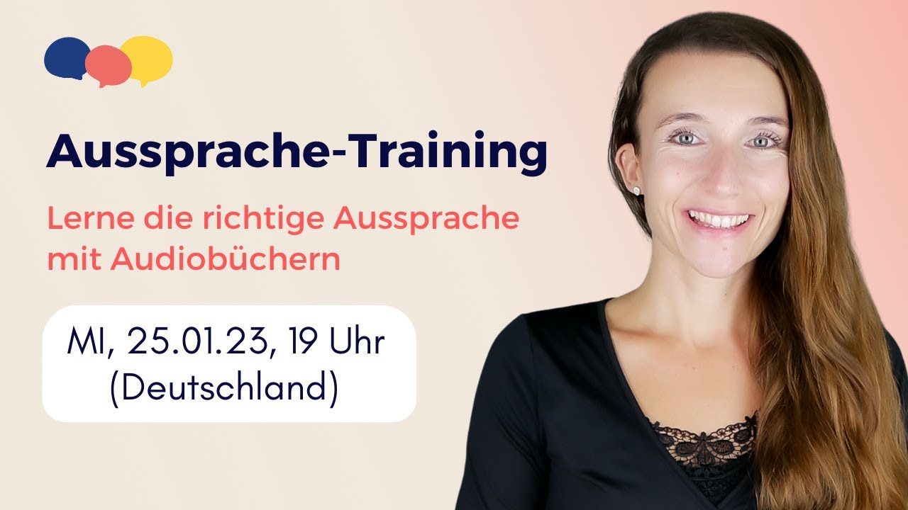 Live-Aussprache-Training mit Samantha von Richtig Deutsch sprechen ...
