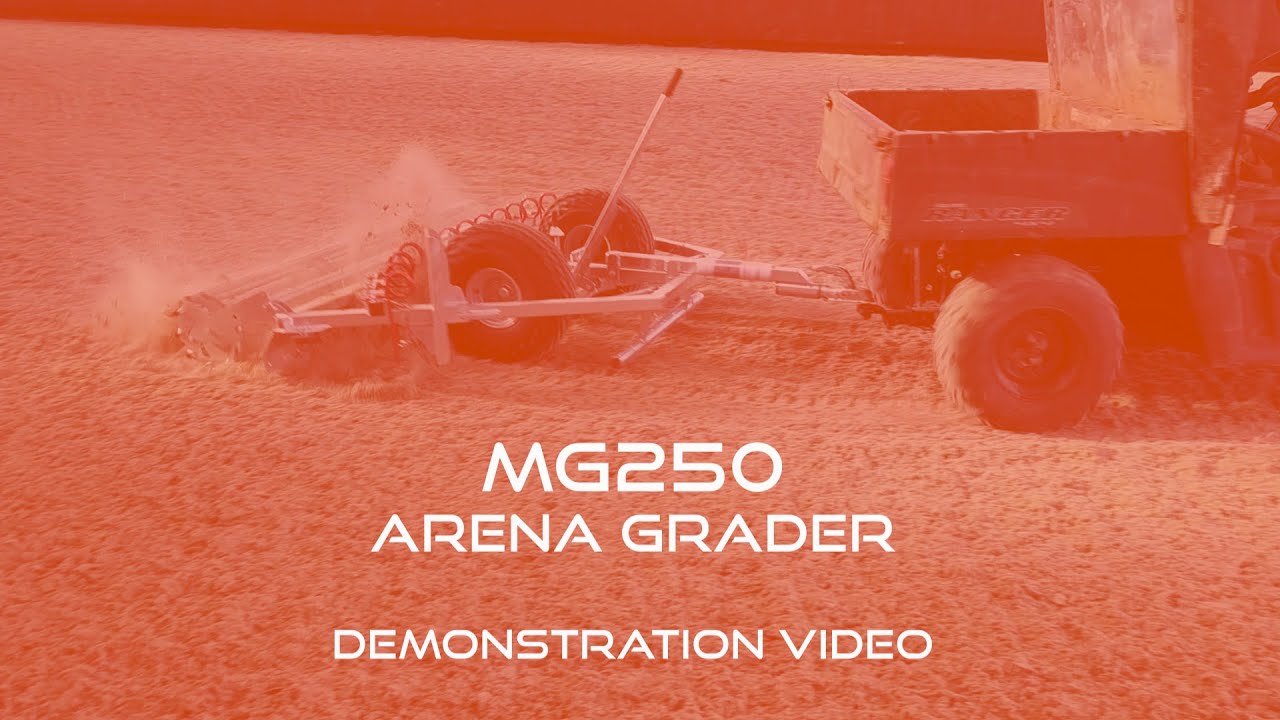 MG250 Arena Grader Short Demonstration Video | Chapman Machinery Ltd ...