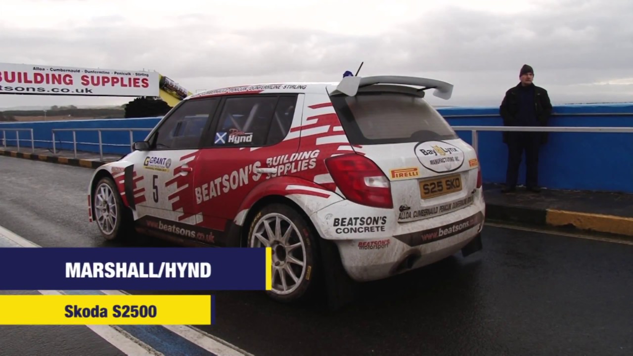 Grant Stages Rally starts at Knockhill (just engines) - YouTube