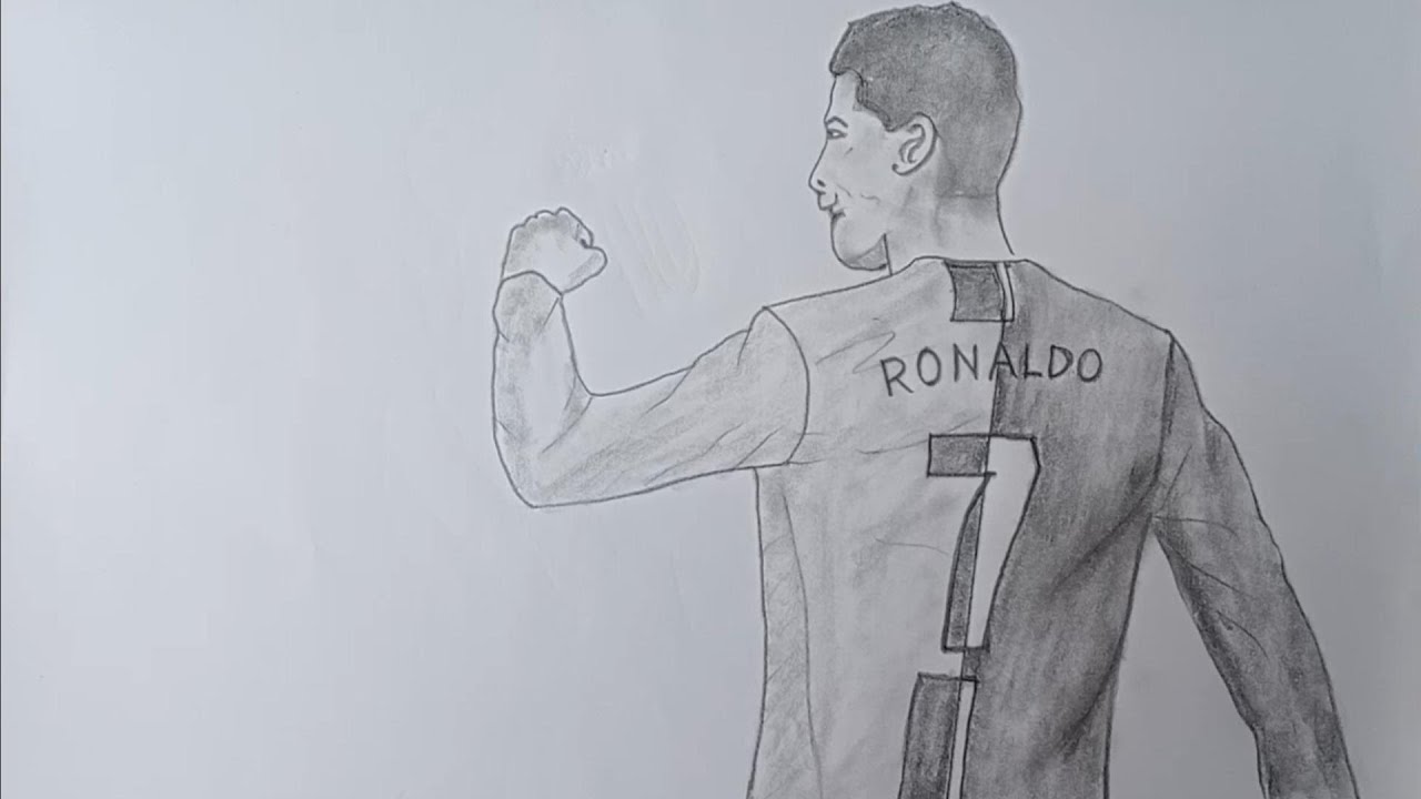 how to draw cristiano ronaldo realistic easy Step by step - YouTube