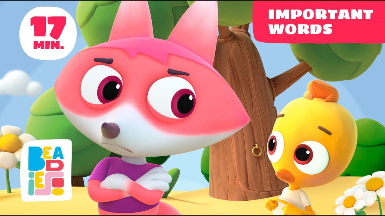Beadies — Important Words — Educational Cartoon for Toddlers - YouTube