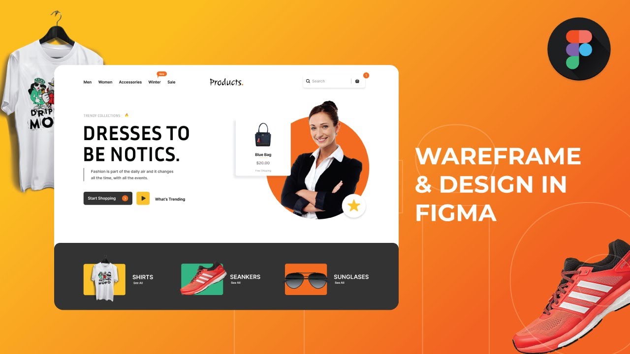 Designing Stunning Website Wireframes and Designs in Figma: A Step-by-Step Tutorial - YouTube