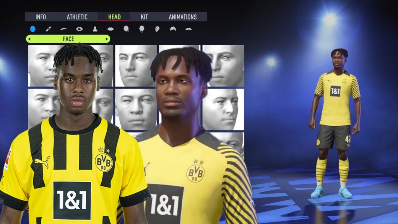 FIFA 23 | How To Create Jaime Bynoe-Gittens 🏴󠁧󠁢󠁥󠁮󠁧󠁿 - YouTube