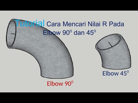 Sketchup For Finding R 90 , 45 Elbow Long Radius - YouTube
