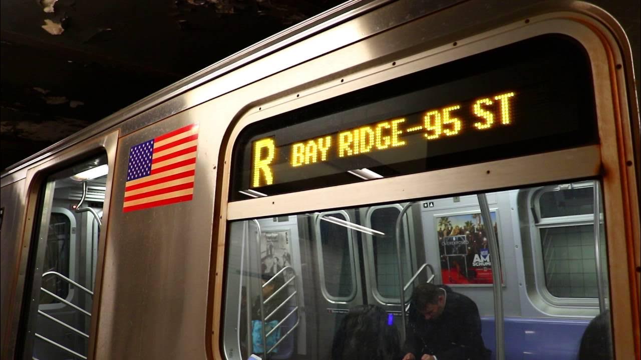 MTA New York City Subway : 95th Street Bound R160A/R160B R Train @ 57th Street-7th Avenue - YouTube