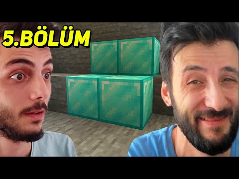 İLK ELMAS, AHIRIM ve İLK SAVAŞ 😋  MİNECRAFT (2023) 5.Bölüm