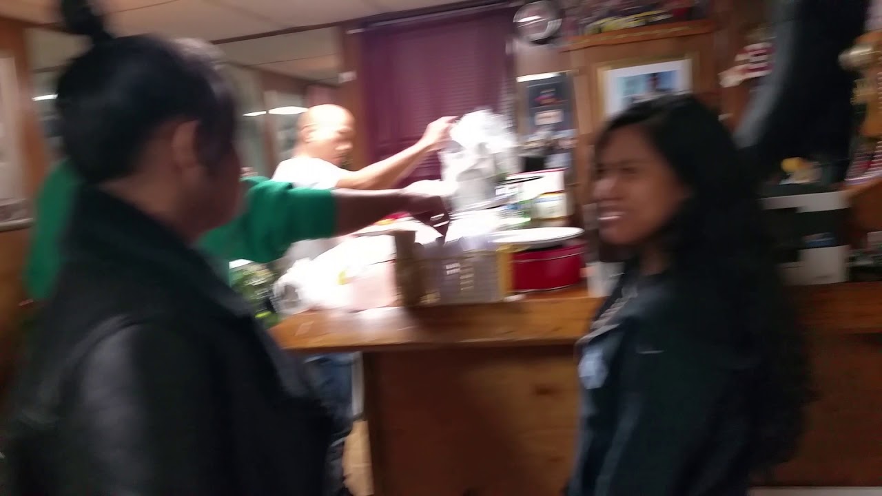 Basement dinner with family - YouTube