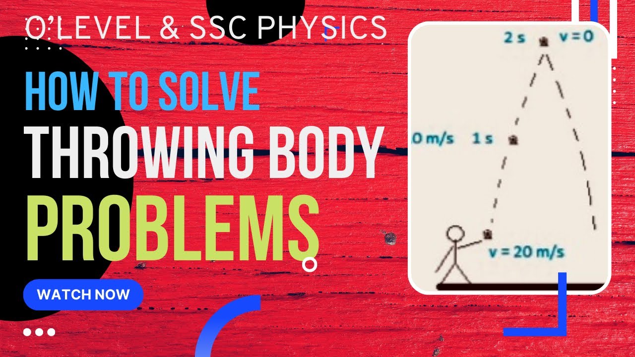 Vertically upward throwing body - YouTube