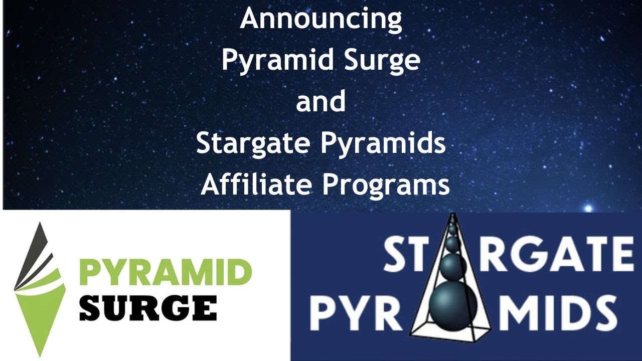 Pyramid Surge and Stargate Pyramids Announce Affiliate Programs - YouTube