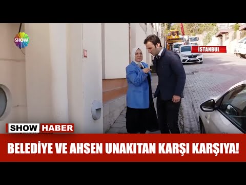 Belediye ve Ahsen Unakıtan karşı karşıya!