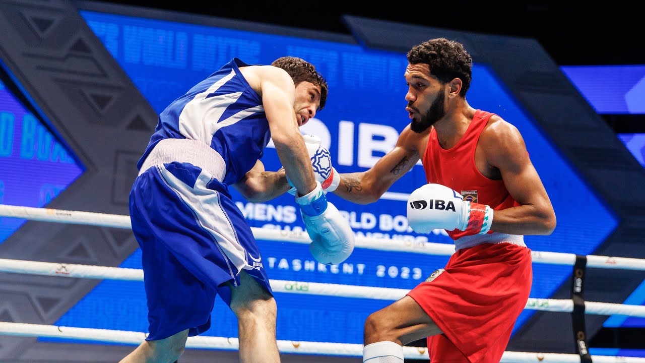 Luiz Oliveira (BRA) vs. Asror Vohidov (TJK) IBA World Boxing ...