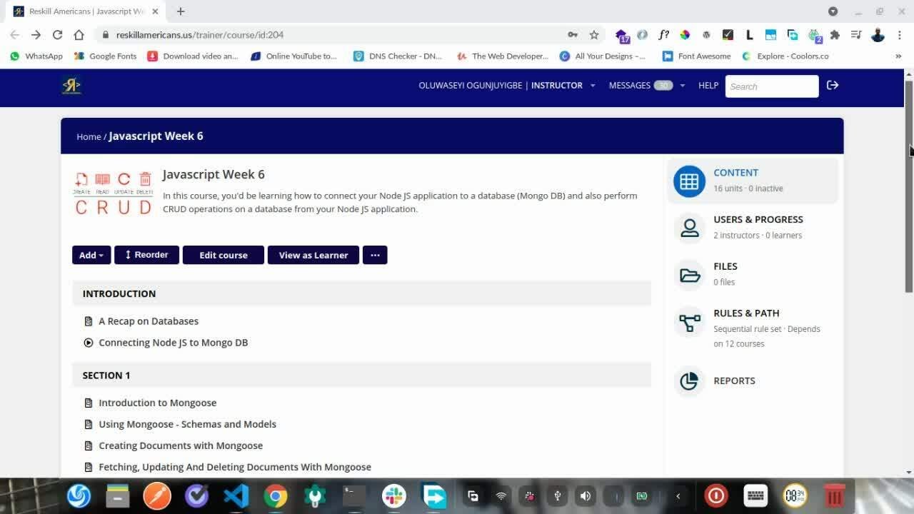 Javascript Week 6 Walkthrough Youtube