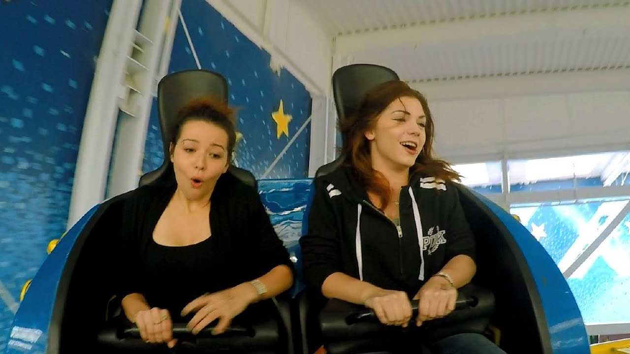 Galaxy Orbiter on-ride HD POV @60fps Galaxyland Amusement Park - YouTube