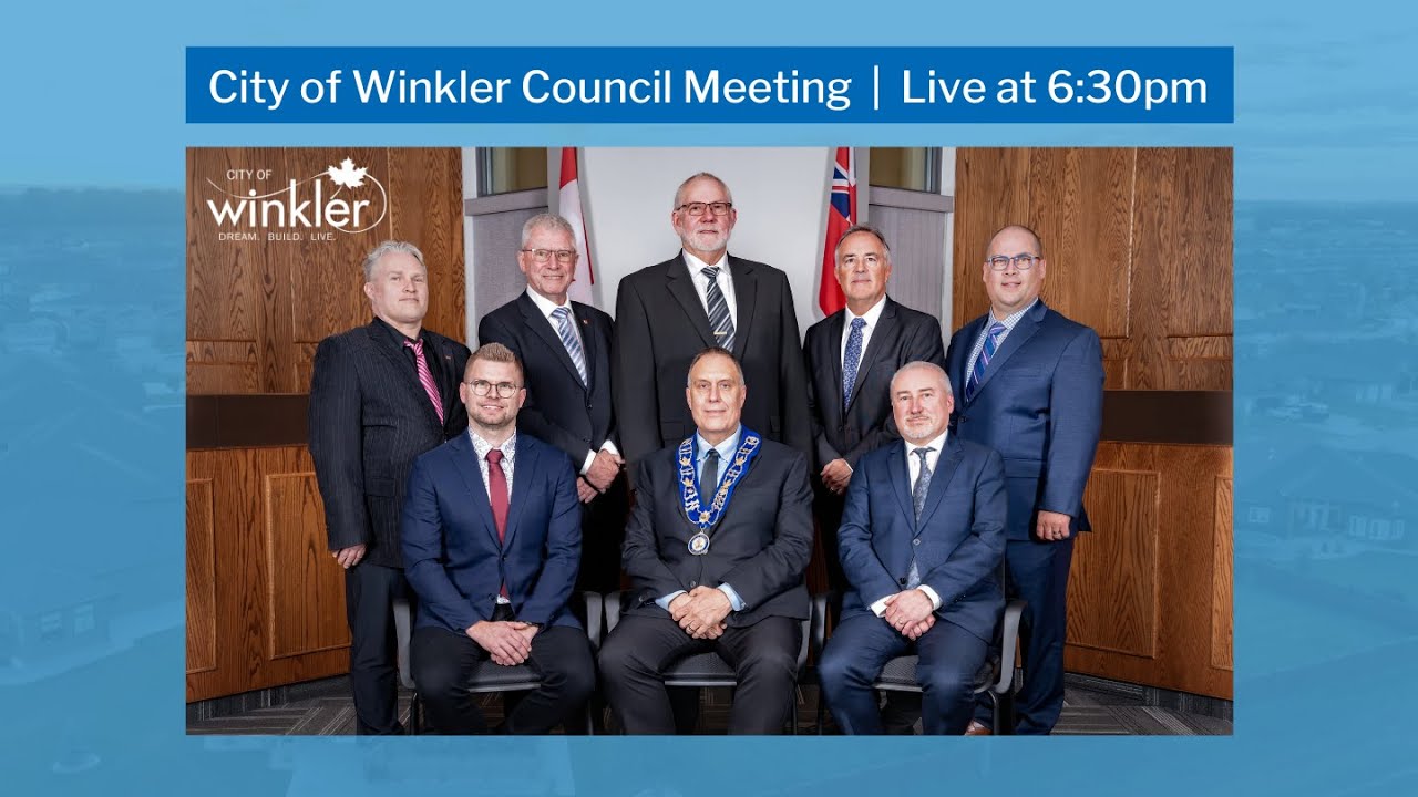 June 10, 2025 City of Winkler Council Meeting - YouTube