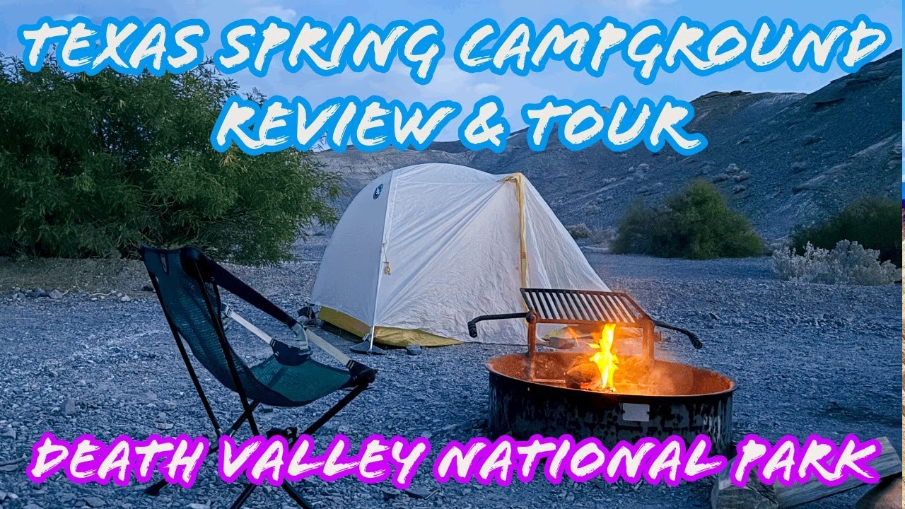 Texas Springs Campground Review & Tour - Death Valley National Park, CA ...