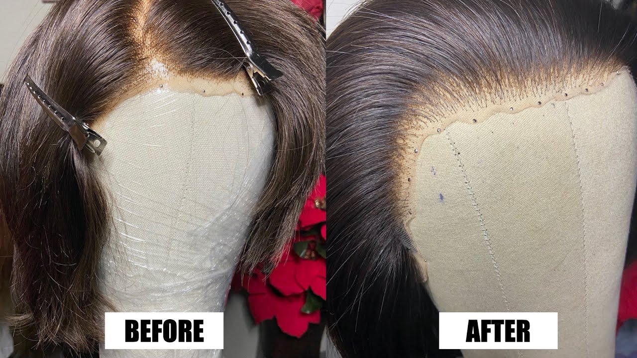 Wig Repair | Fixing A Balding Lace Frontal - YouTube