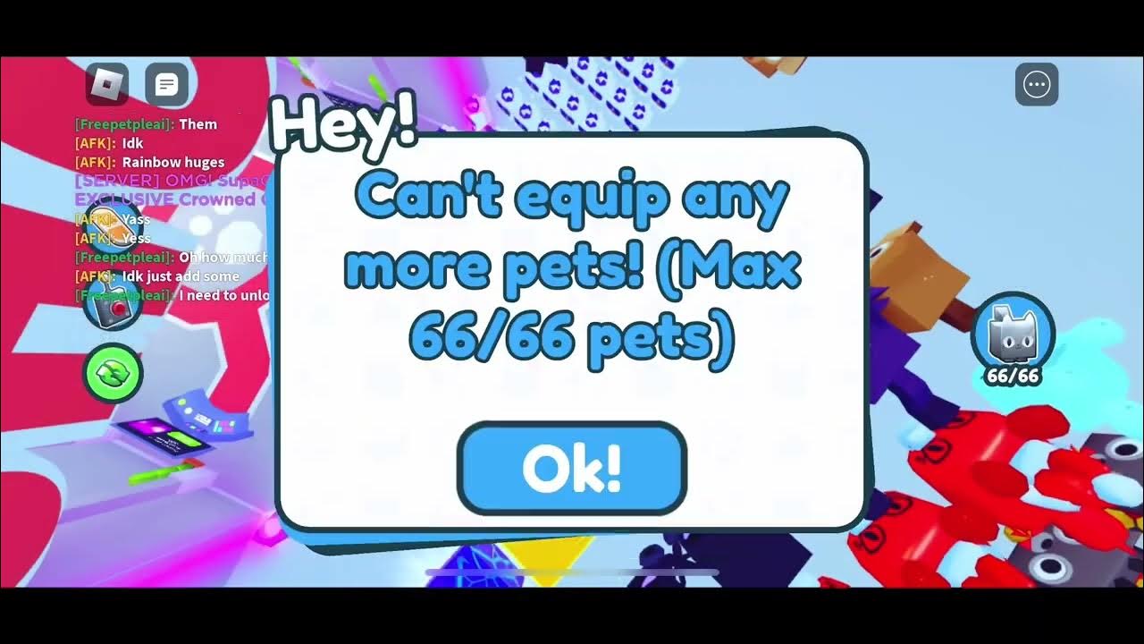 Trying to get 66 titanics in pet sim devs - YouTube