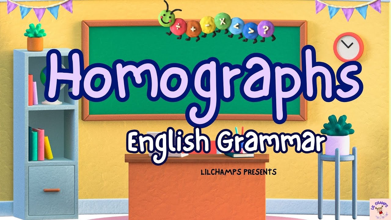 Homographs | English grammar | Kids Educational Video | English for ...