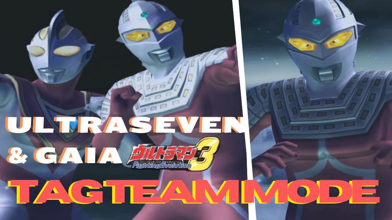 Baru Ultraseven dan Gaia dalam TAG Team Mode melawan dark Ultraseven ...