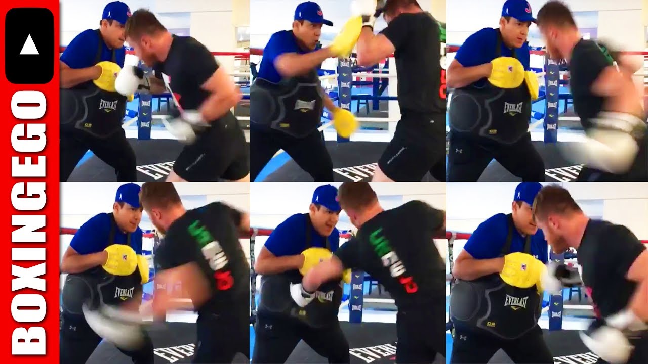 CANELO ALVAREZ PERFECTS DISASTROUS LEFT HOOK 4 GGG (POW!) JABS "MEXICAN ...