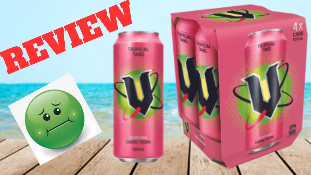 V Tropical Tang Energy Drink Review - Not Sure About This One - YouTube