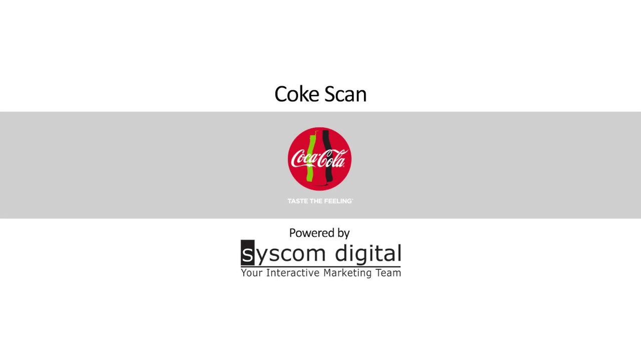 Coke Scan - YouTube