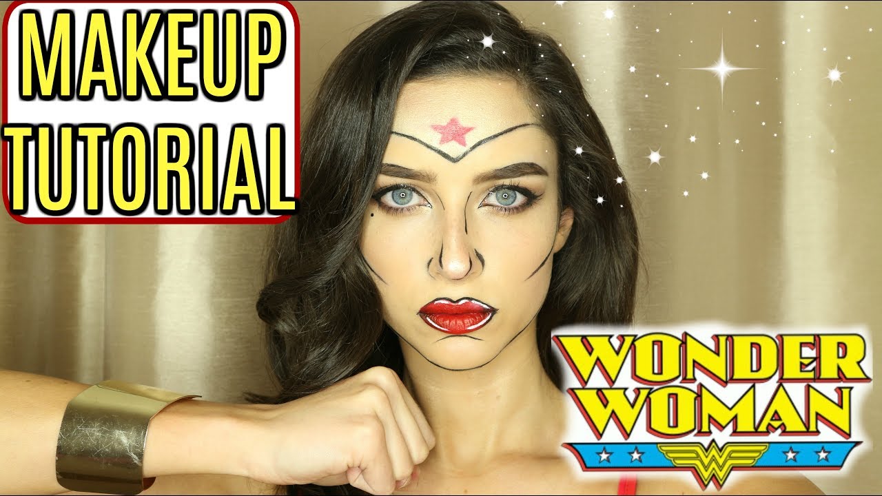 Wonder Woman Comic Book Makeup Tutorial | Saubhaya Makeup