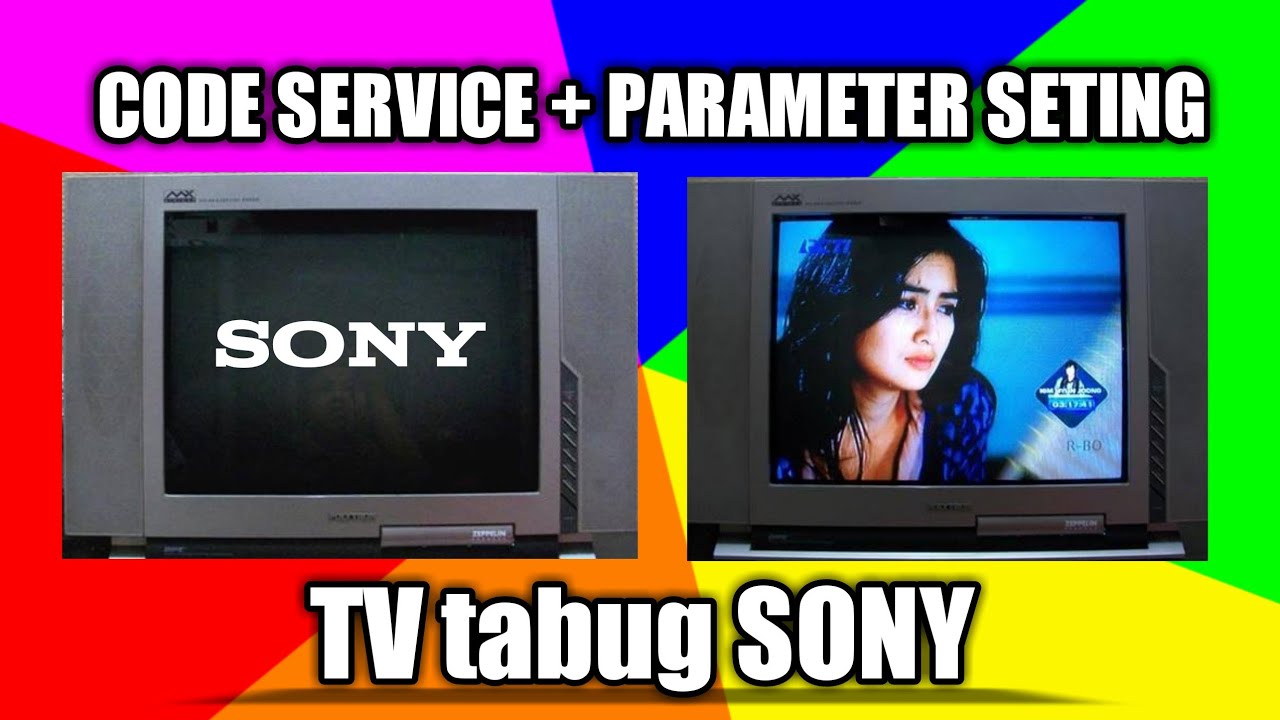 Code servic dan seting parameter tv SONY - YouTube